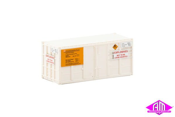 Container 20 foot NOB EXPLOSIVES B (3 Pack) – Australian Modeller