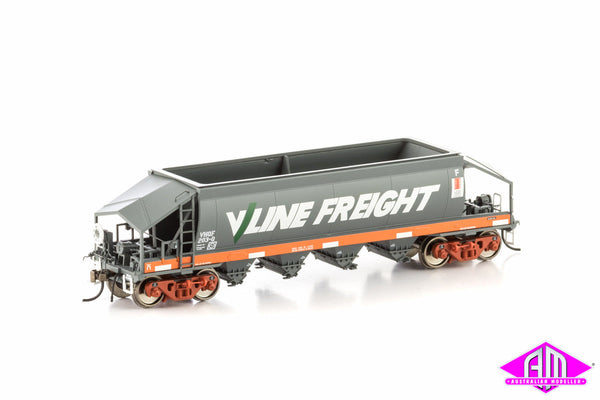 VHQF Quarry Hopper, Orange & Grey with V/Line Freight Logo, 4 Car Pack ...