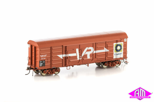 VBBY Box Van, VR Wagon Red with Blue Circle Cement & Large VR Logos, 4 ...